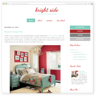 Free Blogger Templates Archives