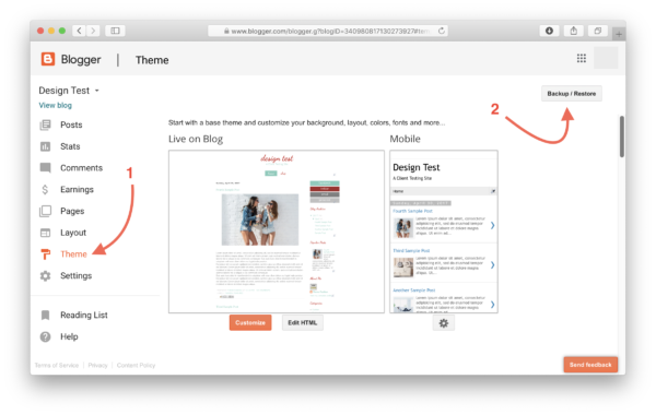 How to install Blogger Template