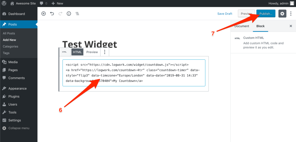 How to Add a Countdown Timer on WordPress Websites