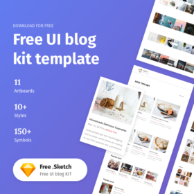 Free Sketch UI Kit Templates
